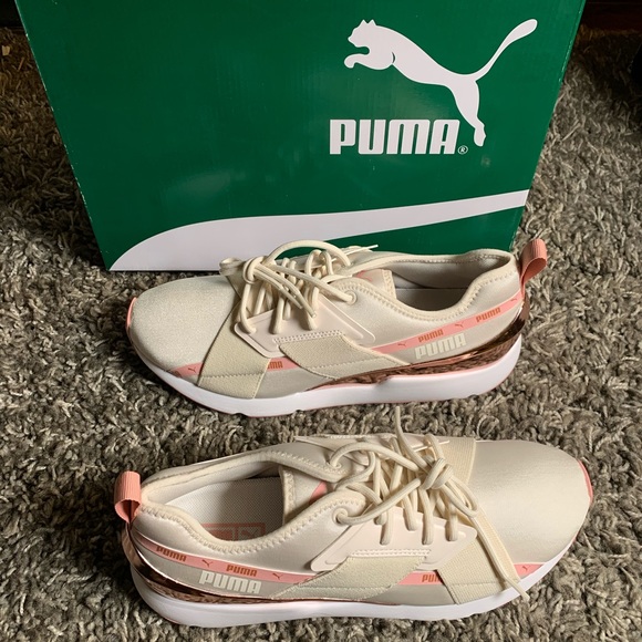 Puma | Shoes | Puma Muse X2 Metallic Rose Gold Wmns Sz | Poshmark